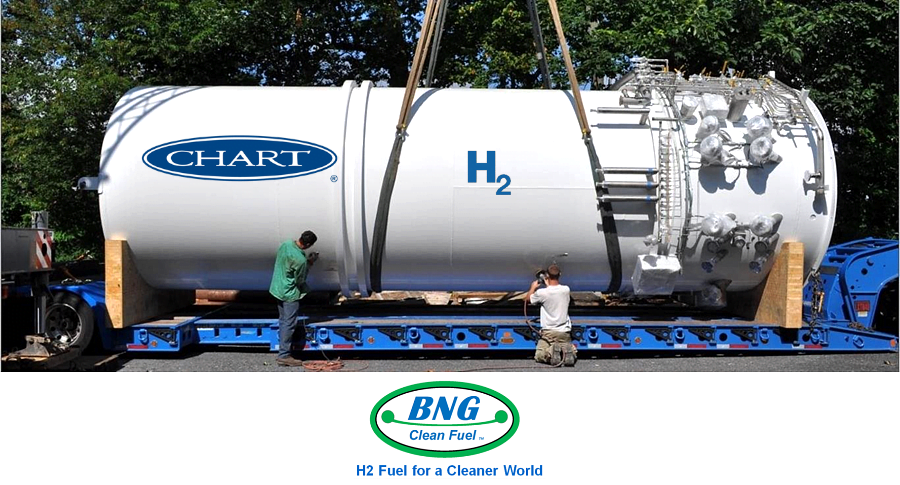 Chart and BNG Clean Fuel execute MoU for hydrogen liquefaction ...
